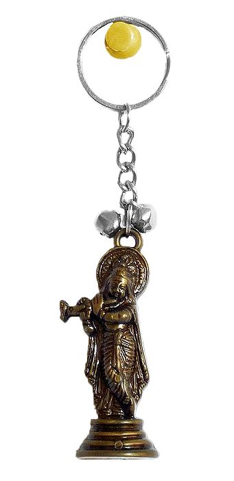 Acrylic Krishna Key Ring
