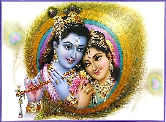 Divine Lovers - Radha and Krishna