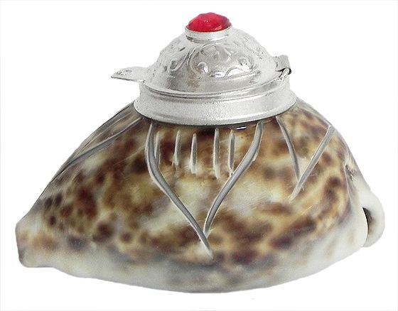 Cowrie Kumkum Container