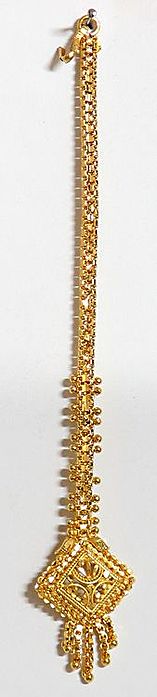 Gold Plated Maang Tikka