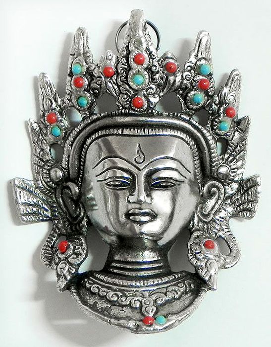 Maitreya Buddha Face - Wall Hanging Mask