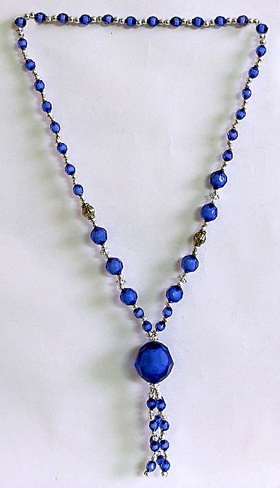 Blue Bead Necklace