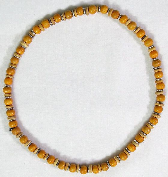 Yellow Beaded Necklace