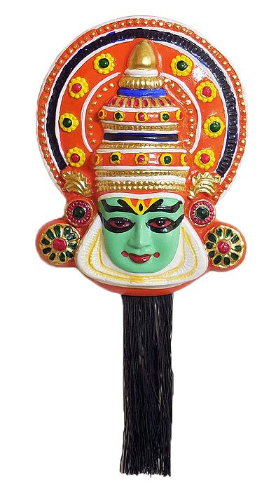 Kathakali Arjuna Papier Mache Mask