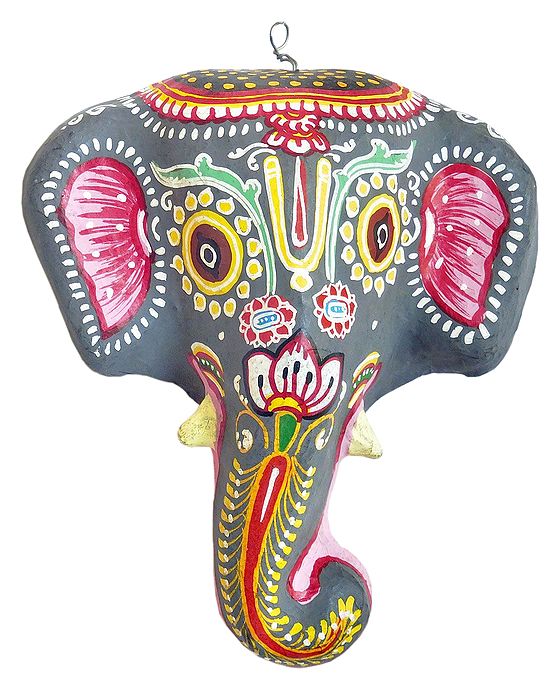 Buy Papier Mache Elephant Mask