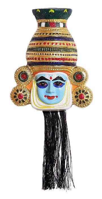 Kathakali Krishna Papier Mache Mask