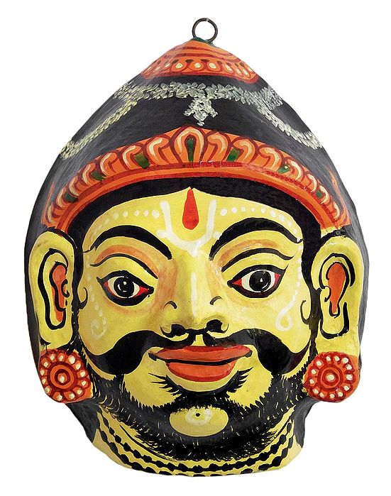 Papier Mache Mask of Parashurama
