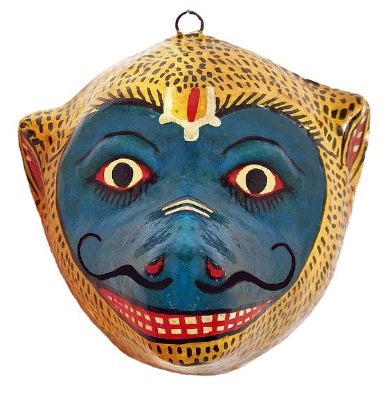 Papier Mache Sugriva Mask
