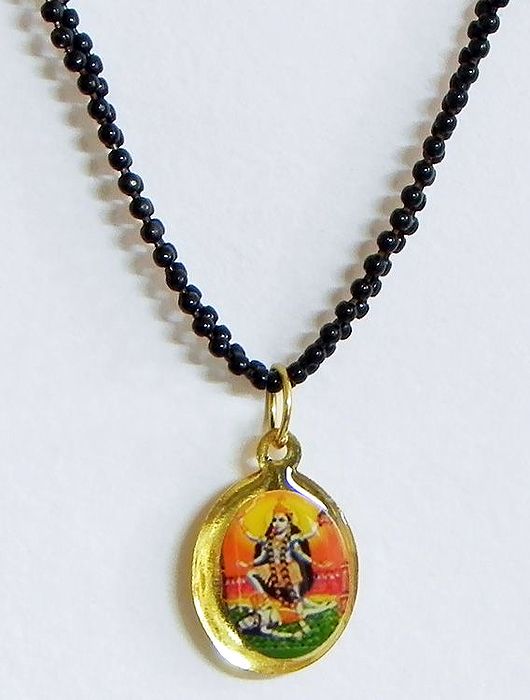 Black Chain with Kali Pendant