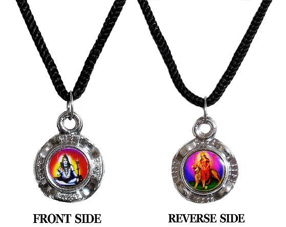 Double Sided Deity Pendant with Black Cord