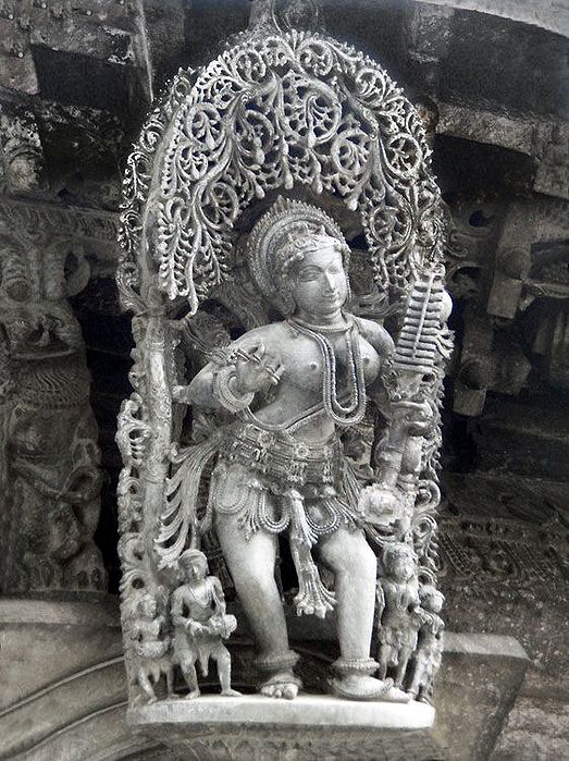 Apsara, Temple Sculpture, Belur - Photographic Print