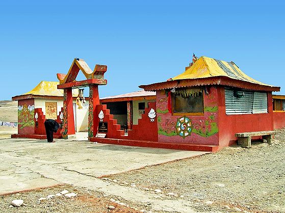 Sarva Dharm Sthal at Gurudongmar - 12 x 16 inches