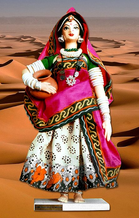 Rajasthani Panihari Photo - Photo Print on Paper