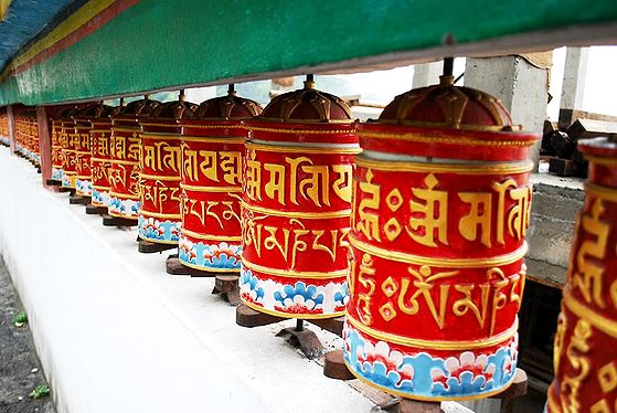 Buddhist Prayer Wheels - Photo Print