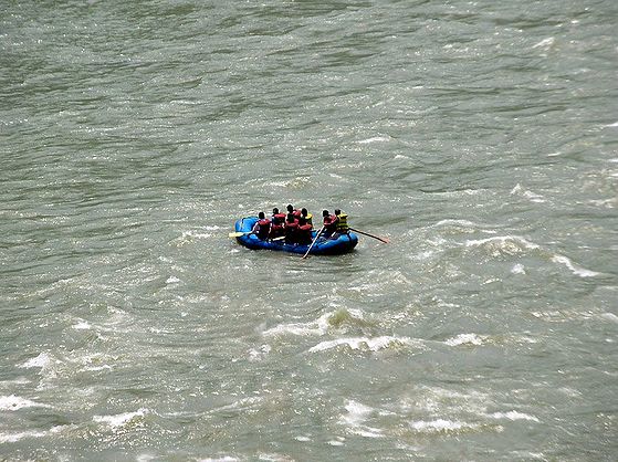 Photo Print - River Rafting on River Tista, Sikkim