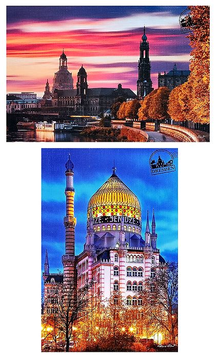 Dresden, Germany- 2 Postcards