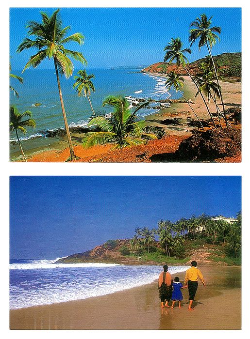 shop Online Goa and Kovalam Beach Postcards