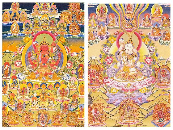 Tathagata Buddha - (Set of Two)