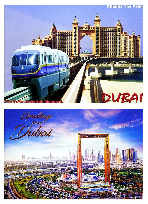 The Palm Jumeirah Monorail and Dubai Frame, Dubai