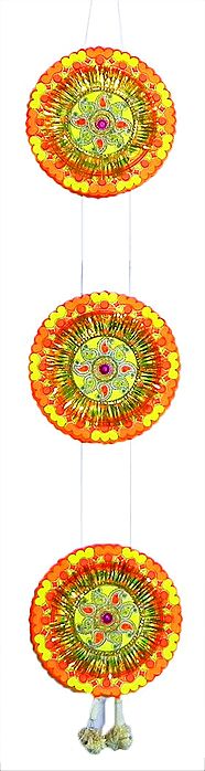 Paper Chandmala to Hang from Deities Hand - 36 x 7 inches