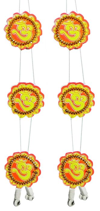 2 Paper Small Chandmala to Hang from Deities Hand -14x2 inches Each