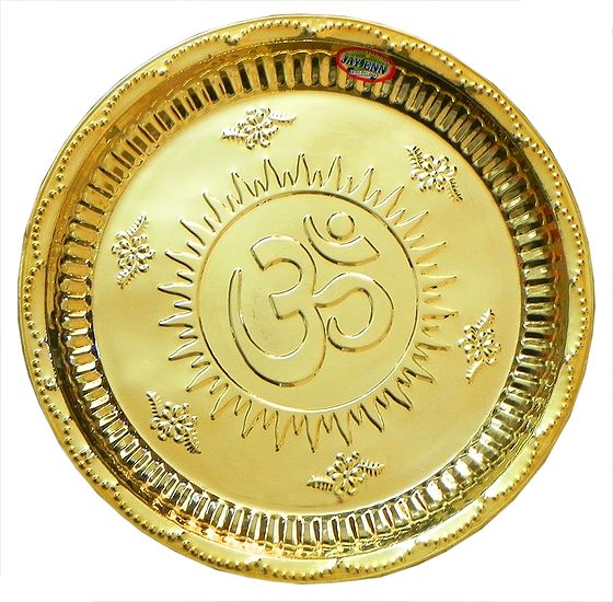 Ritual Thali with Om