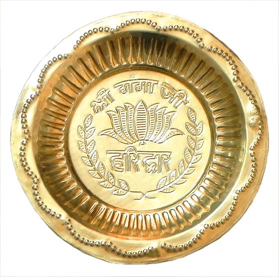 Ritual Thali with lotus