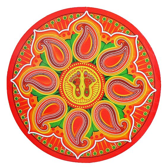 Paper Sticker Rangoli