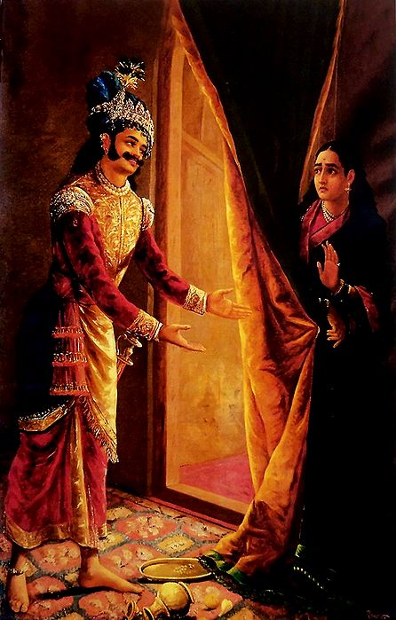 Keechaka Trying to Woo Sairindhri - Poster