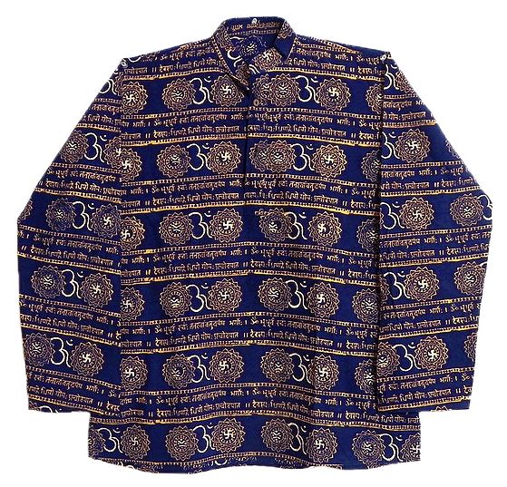 Full Sleeve Short Kurta with Gayatri Mantra