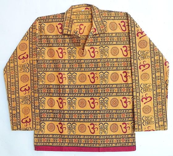 Full Sleeve Short Kurta with Gayatri Mantra