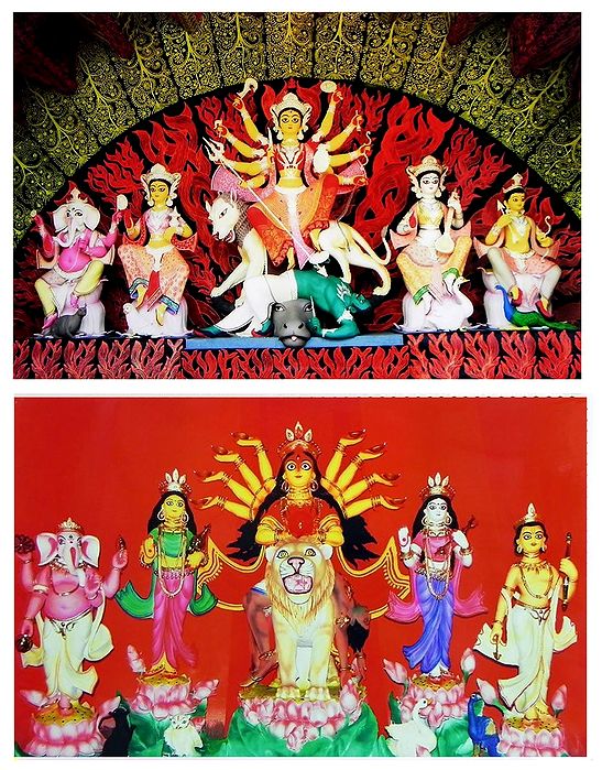 Devi Durga - Set of 2 Posters