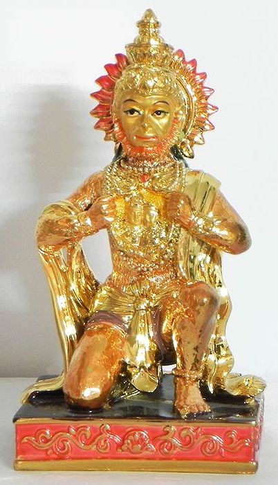 Hanuman Tears Open His Chest to Show Rama and Sita