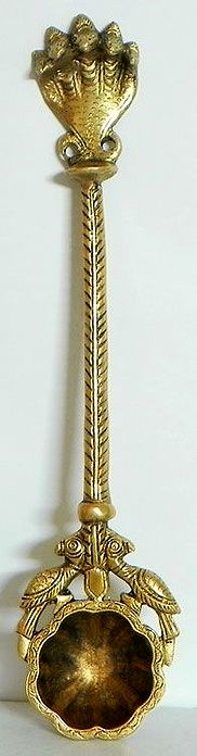 Ritual Spoon with Five Hooded Serpent Handle