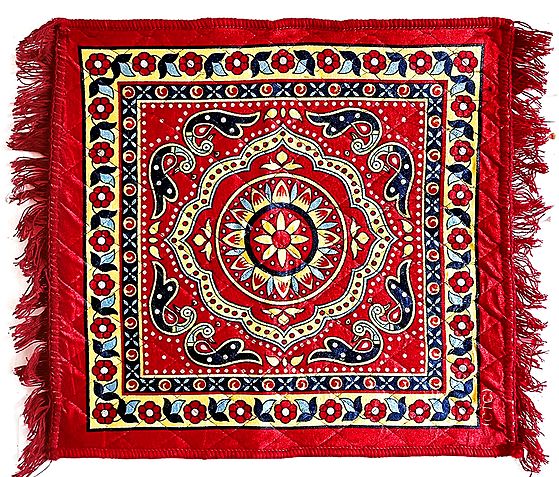 Red Velvet Ritual Carpet Mat