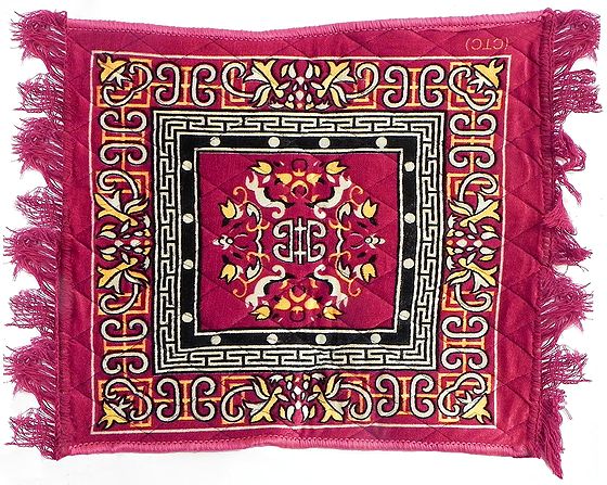 Red Velvet Ritual Mat