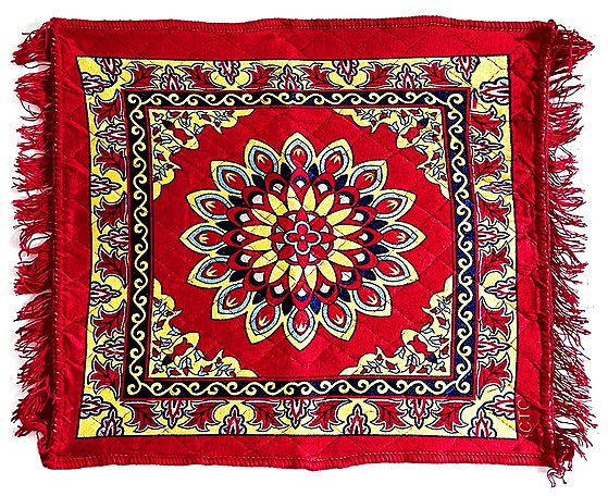 Red Velvet Ritual Carpet Mat