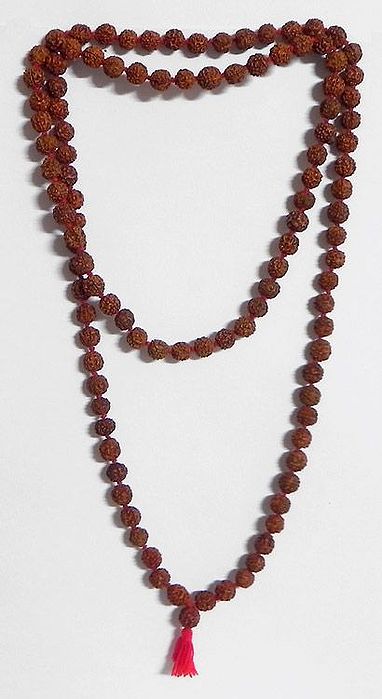 Japa Mala or Prayer Mala with Rudraksha Beads