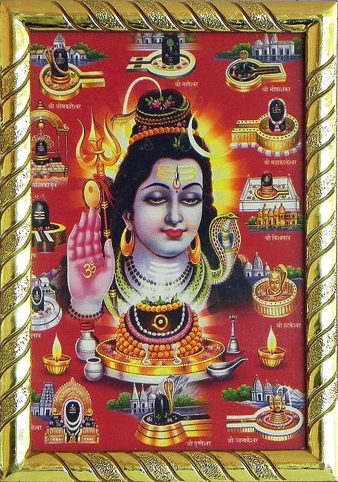 Lord Shiva and twelve Jyotirlingas