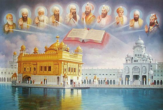 The Golden Temple, Guru Granth Sahib and the Ten Sikh Gurus