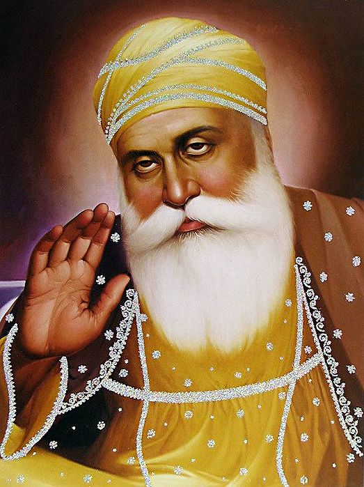 Guru Nanak - ( Poster with Glitter )