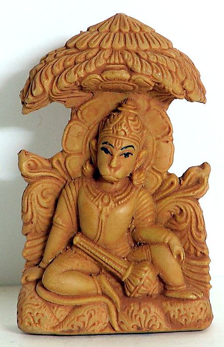 Hanuman Sitting Under Tree