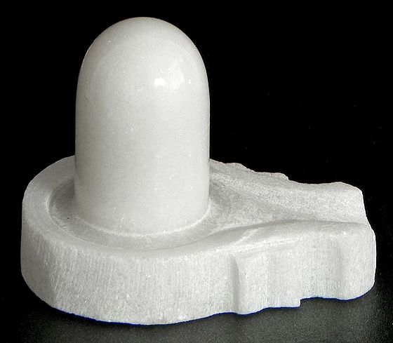 White Shiva Linga