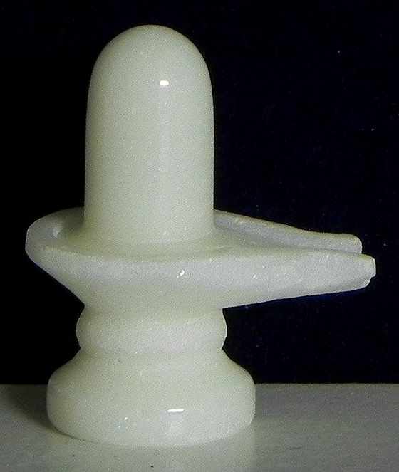 White Shiva Linga