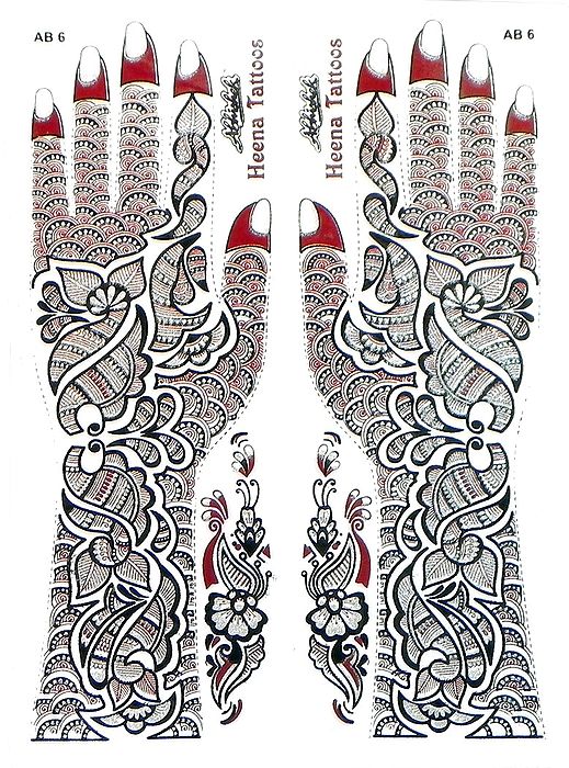 Sticker Mehendi for Hands