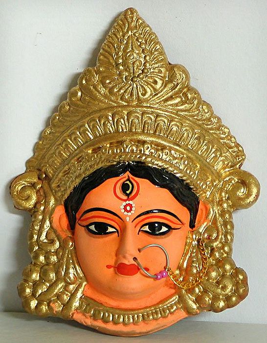 Face of Durga - Wall Hanging