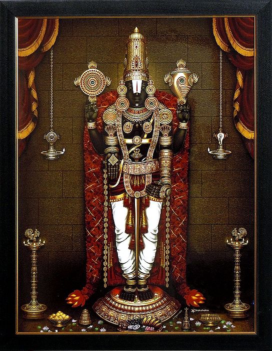 Lord Balaji on Laminated Board - 20.5 x 16 inches