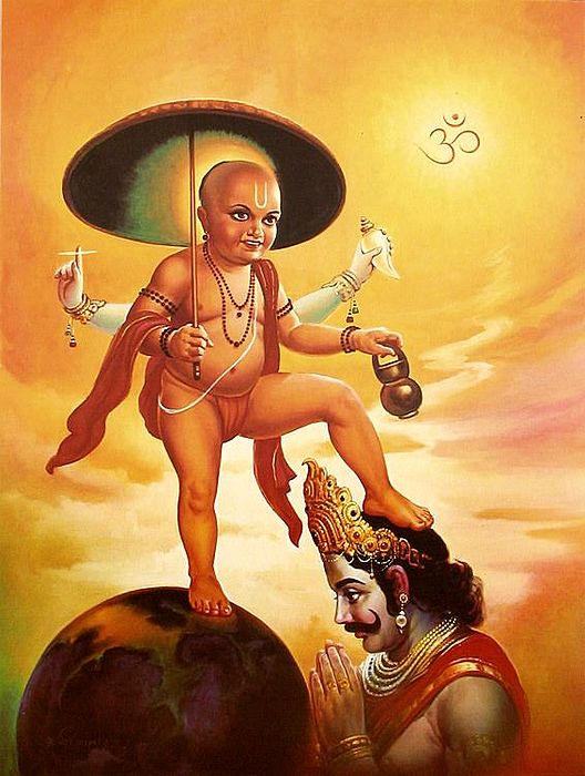 Vaman Avatar - Incarnation of Vishnu - Poster - 28 x 22 inches - Unframed