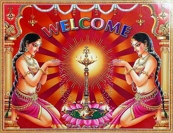 Welcome - Reprint on Paper - 15.5 x 20 inches - Unframed