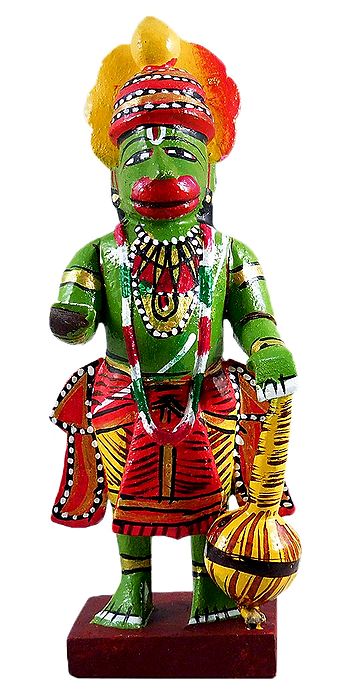 Lord Hanuman - Wooden Kondapalli Doll